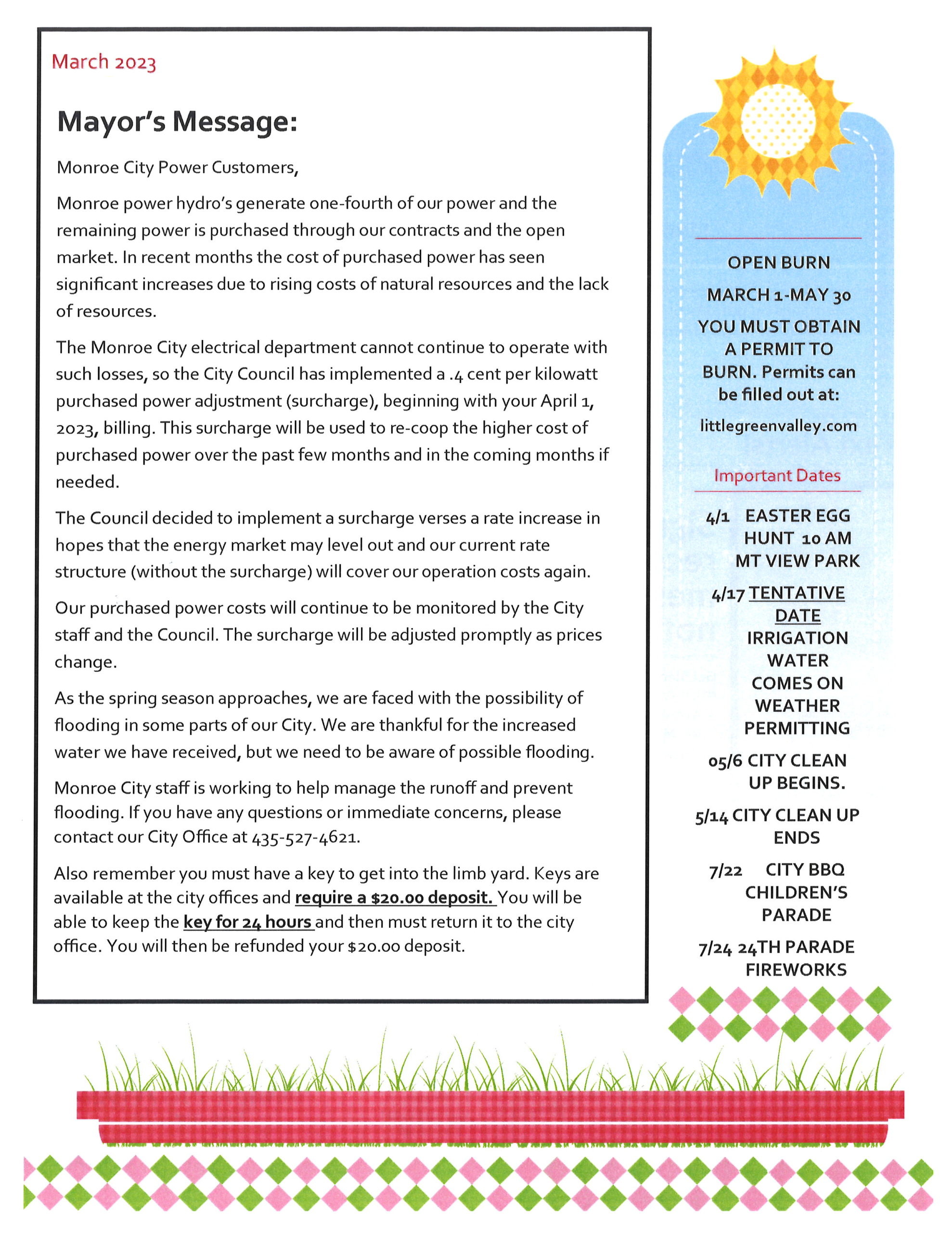 3 2023 Newsletter – Monroe City