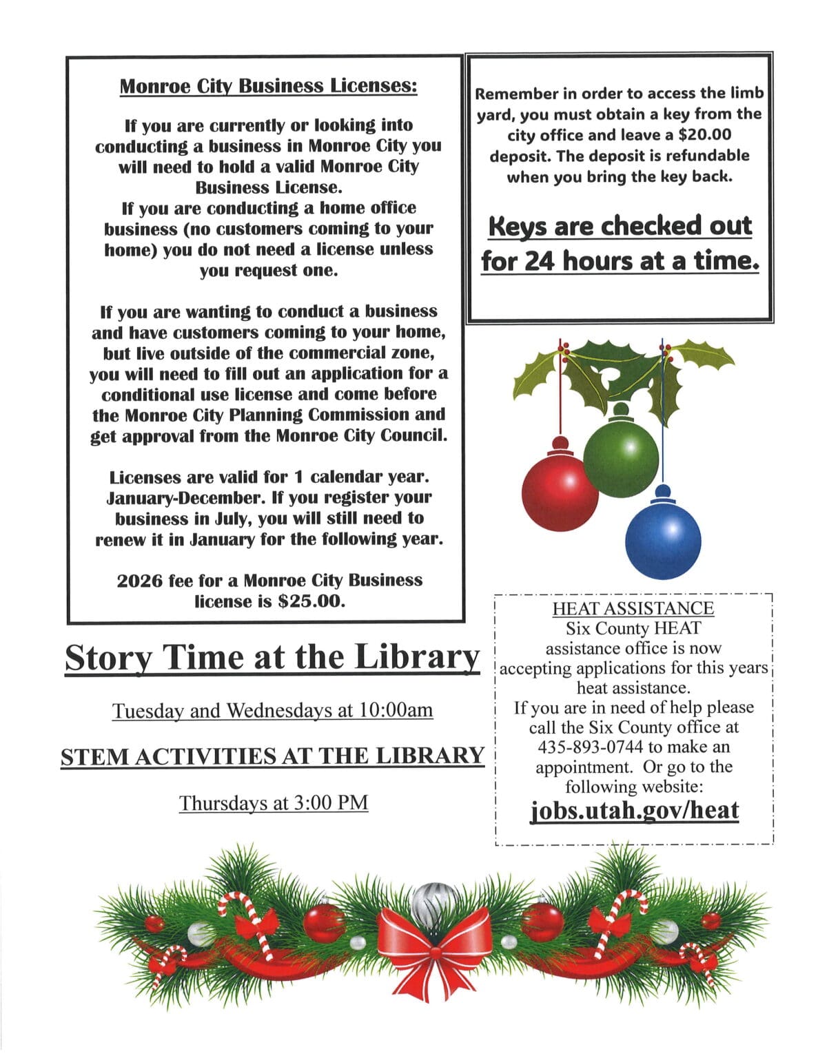 11 2025 NEWSLETTER - Monroe City